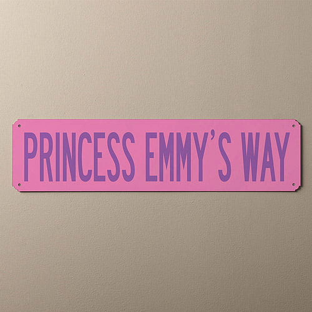 Personalized You Name It Street Sign - 5 x 20 Metal Sign - Walmart.com