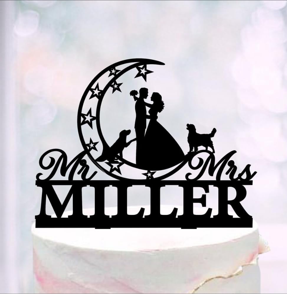 Personalized acrylic Cake Topper, suitable for engagement, birthday ...