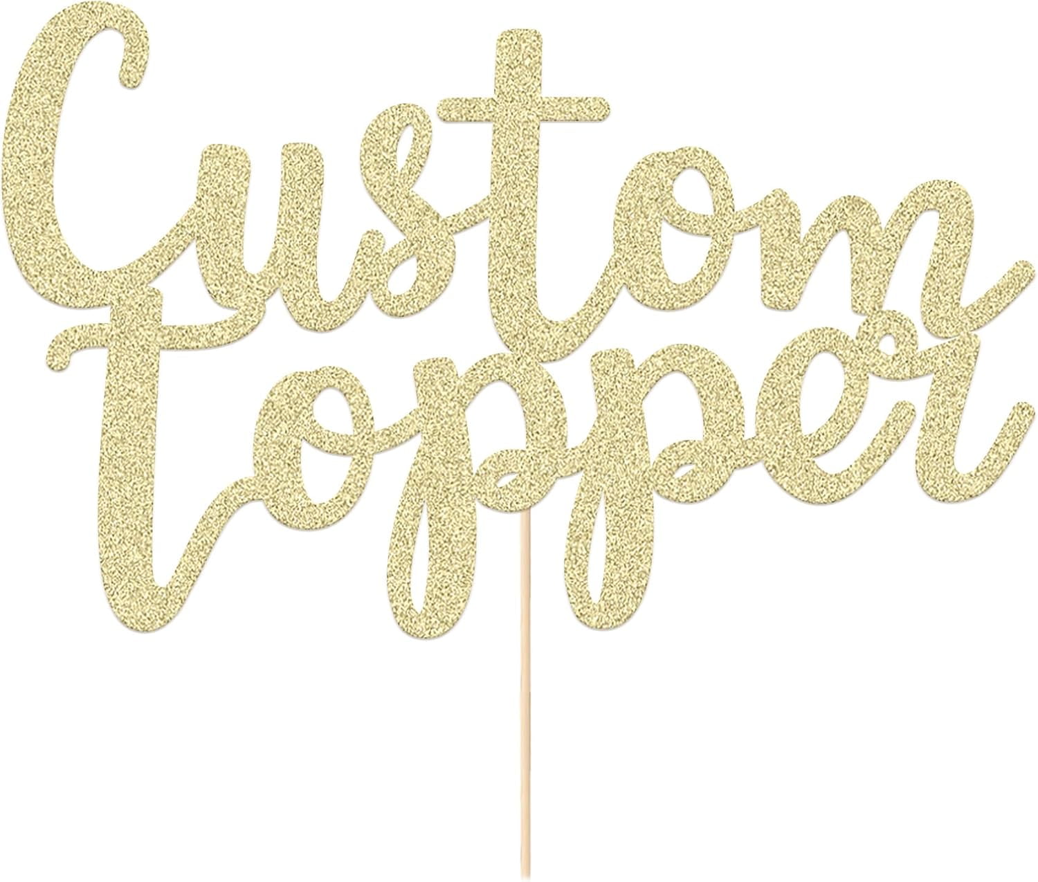 Personalized cake topper for birthdays and weddings, with any text or ...