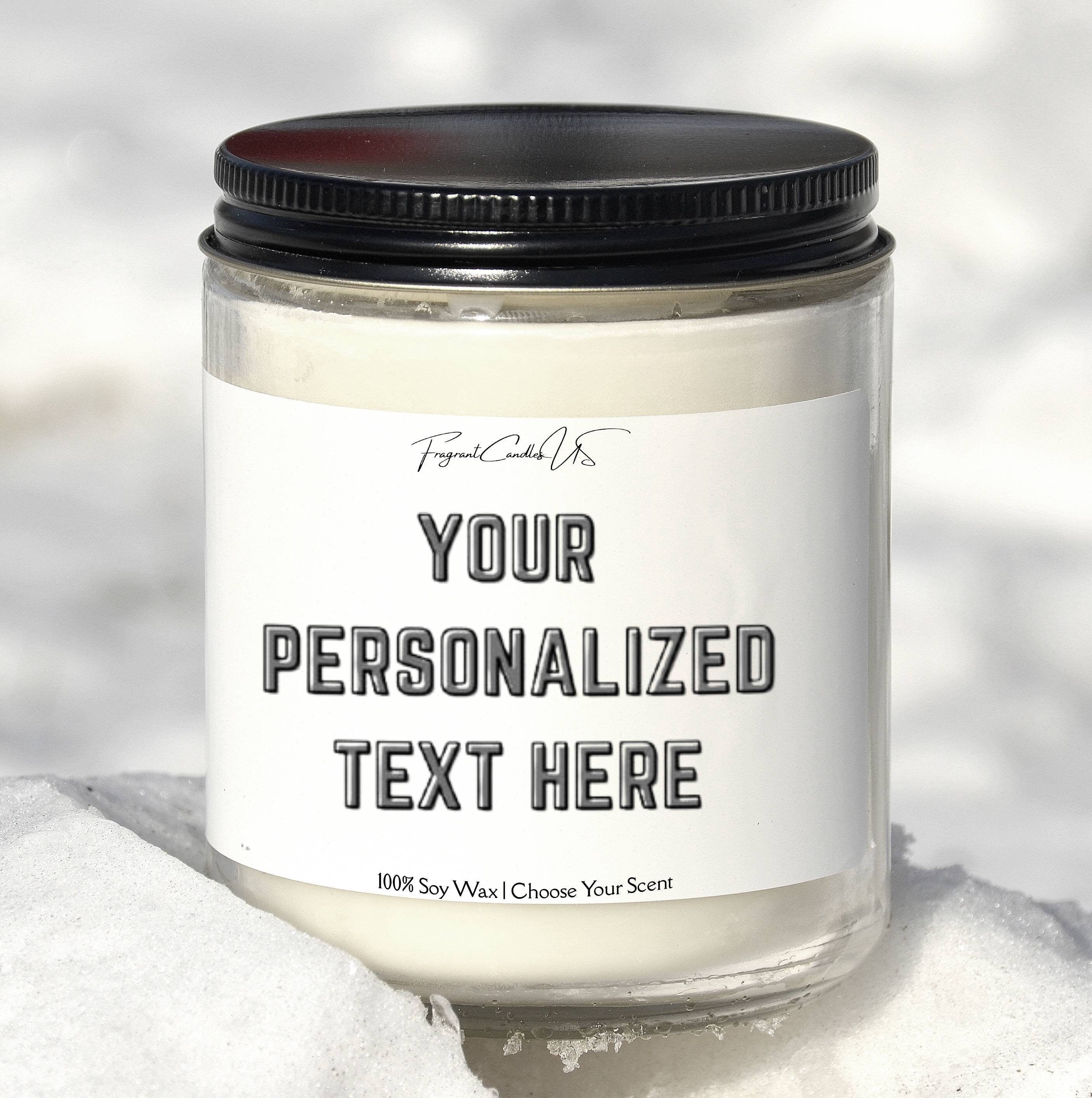 Personalized candle, personalized fathers day gift, Custom Candle ...