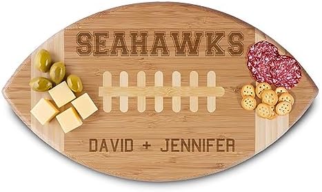 Personalized cutting board, Football Shaped Cutting Board, Football ...