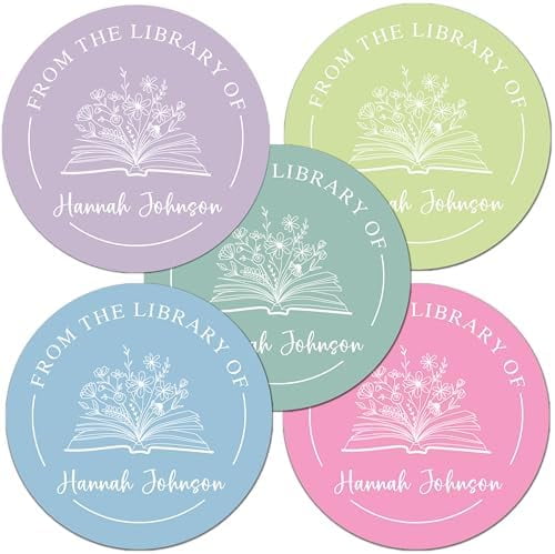 Personalized from The Library of Stickers - Book Labels for Library (50 ...