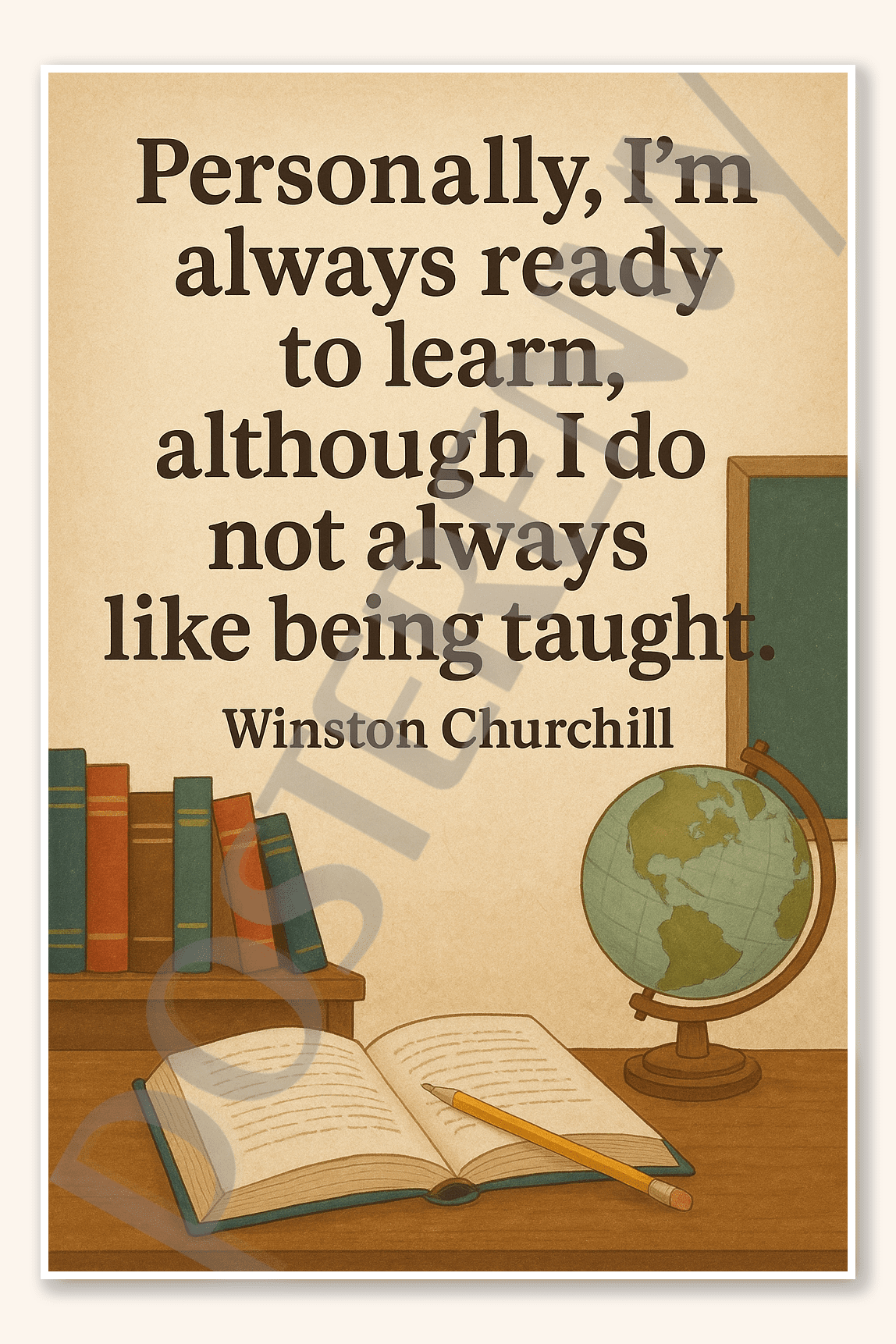 Personally I'm always ready to learn although I do not always like ...