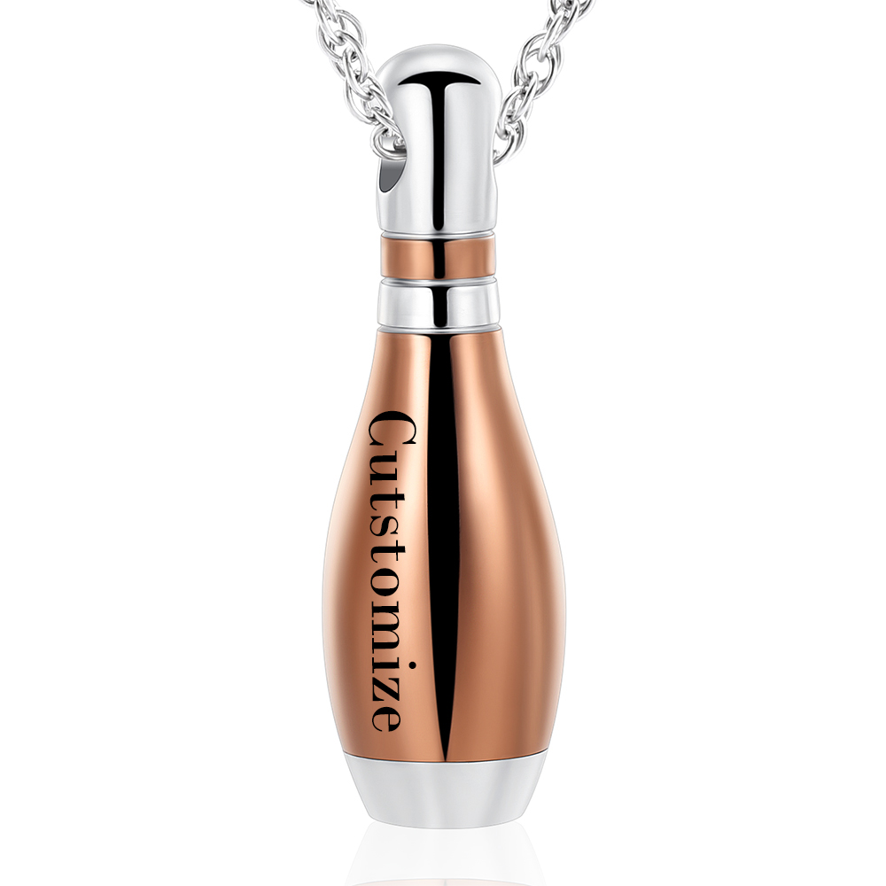 Personlized Bowling Pins and Ball Sports Stainless Steel Pendant ...