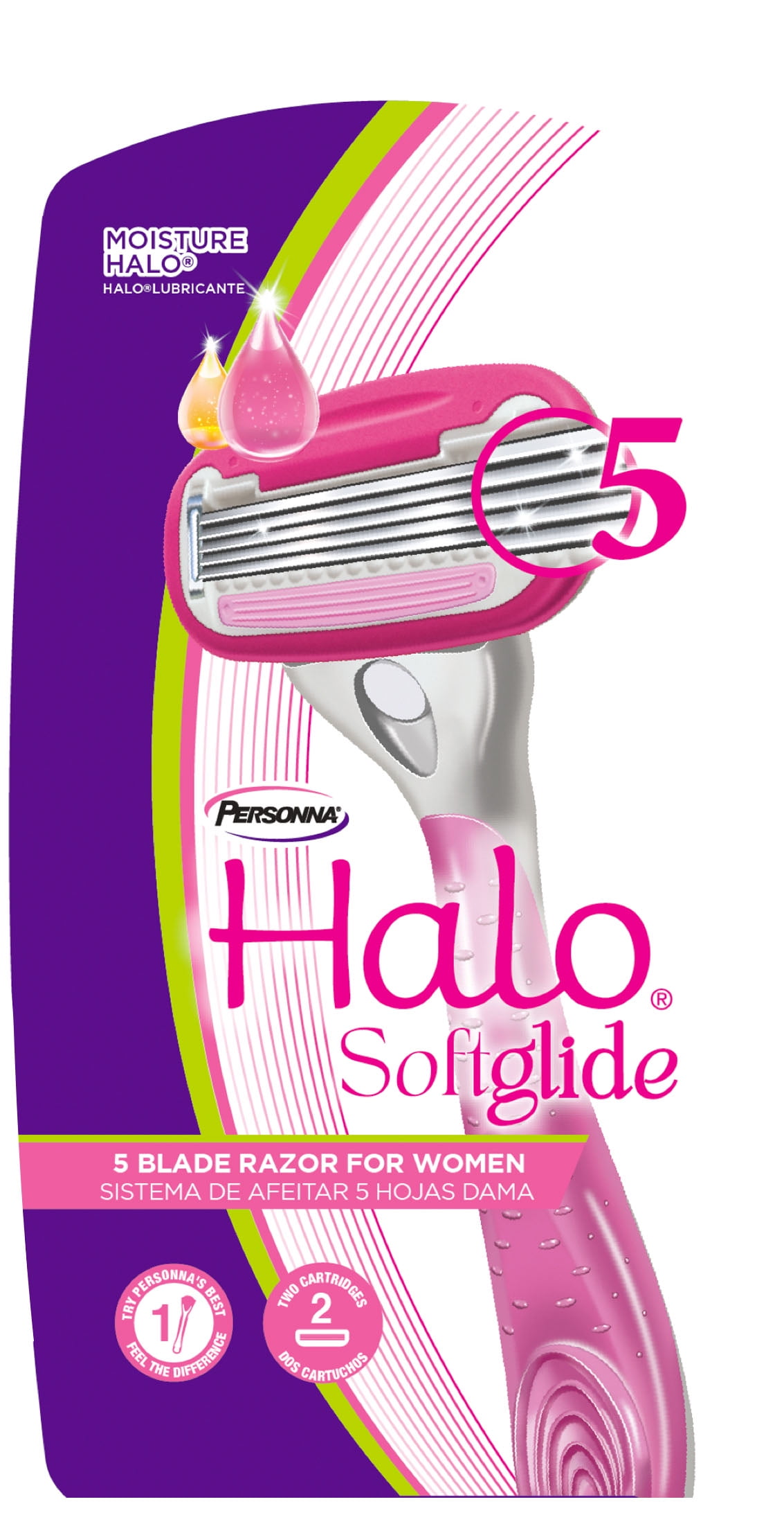 Personna Halo 5 blades Handle razor 1ea - Walmart.com