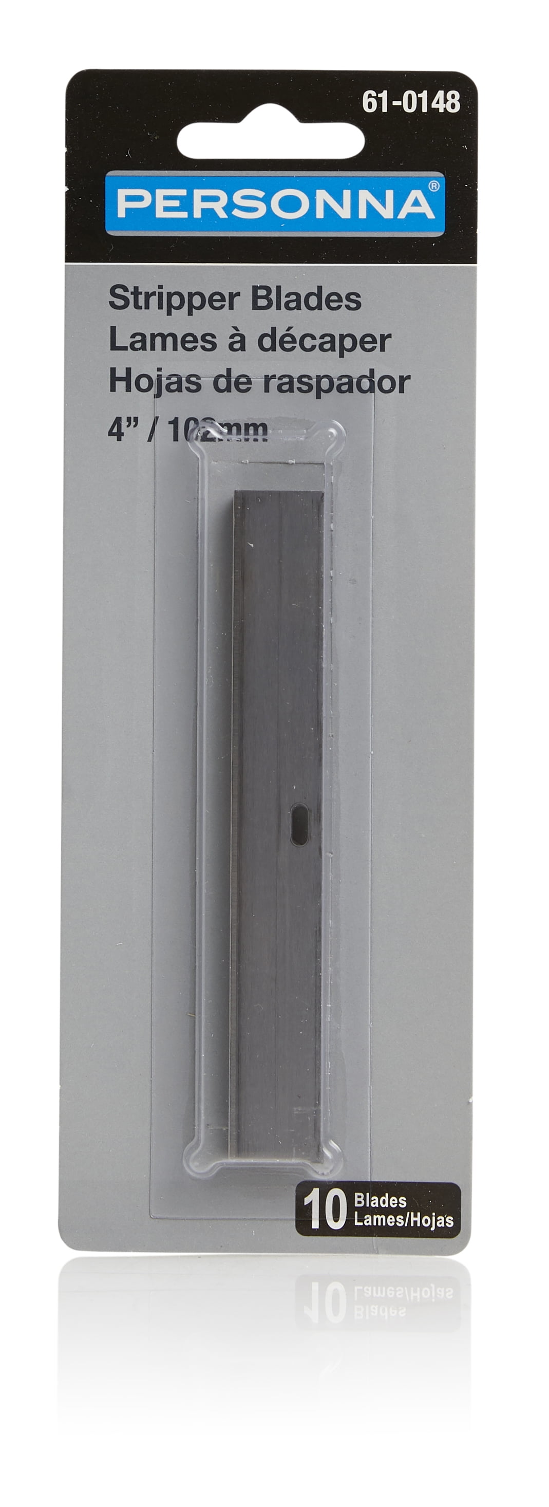 Personna Heavy Duty 4" Stripper Scraper Blades, Pack of 10 - Walmart.com