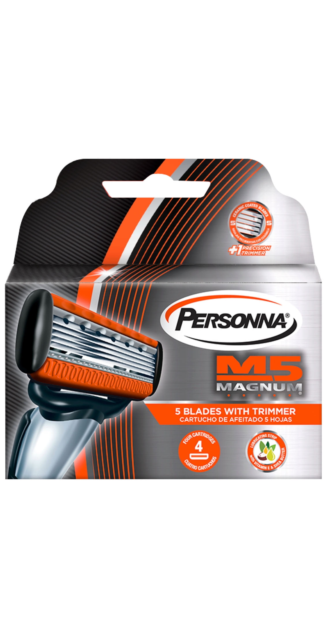 Personna M5 Magnum Refill Cartridges 4ct - Walmart.com