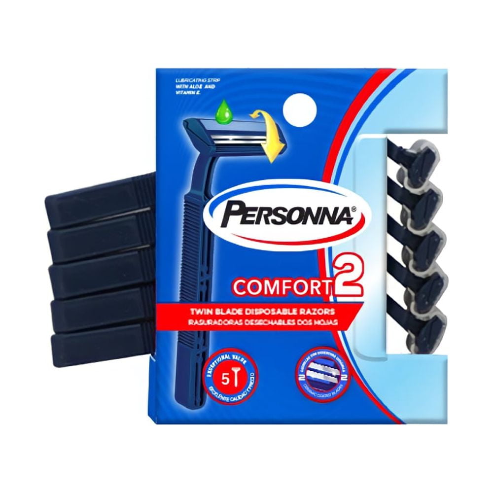 Personna Vogue Women's Shaving Razor with 5 Ceramic Coated Blades ...