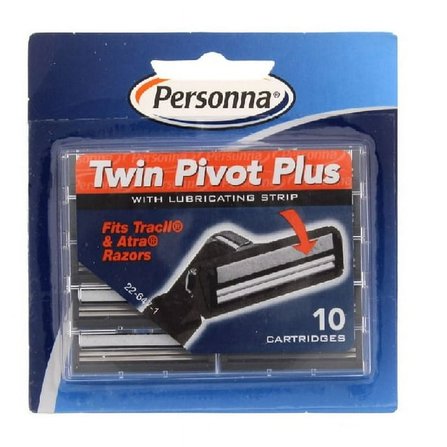 Personna Men's Double Shaver Twin Pivot Plus Refill Blades, 10 ct for ...