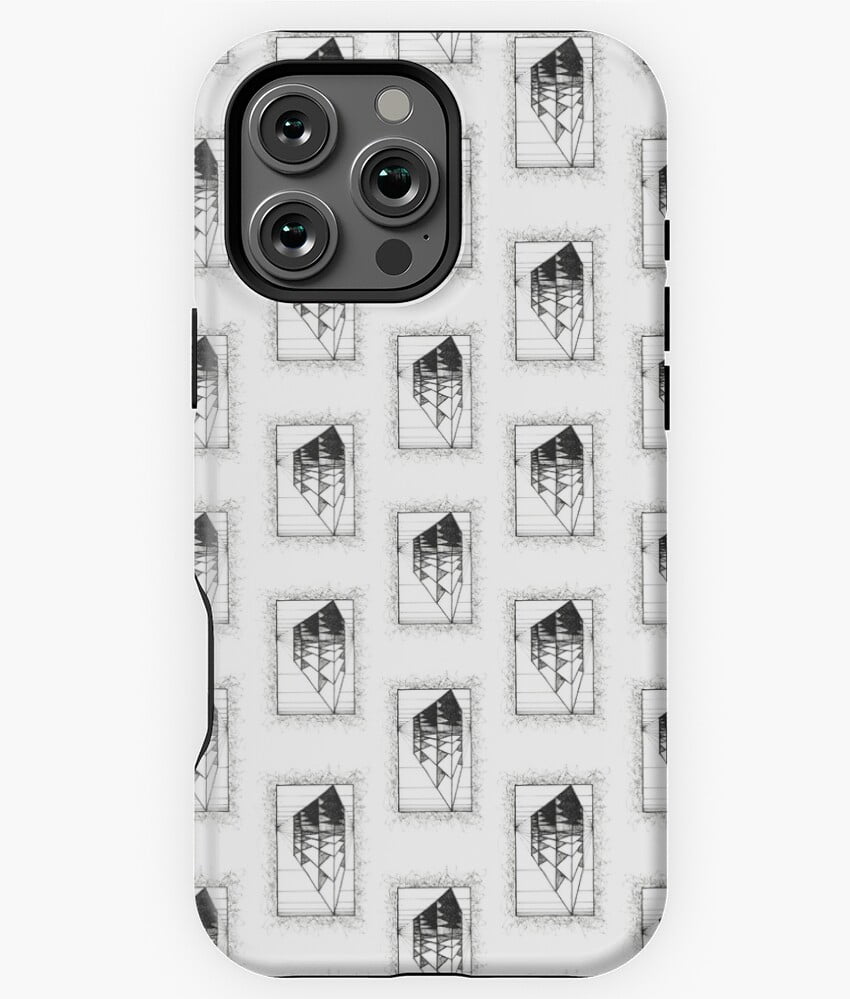 Perspective Geometric Illusion M3990 Phone Case for iPhone 17 16 15 14 ...