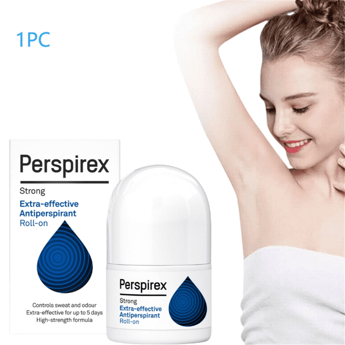 PerspireX Strong Antiperspirant Deodorant Roll On,0.75 oz (1 Bottles ...