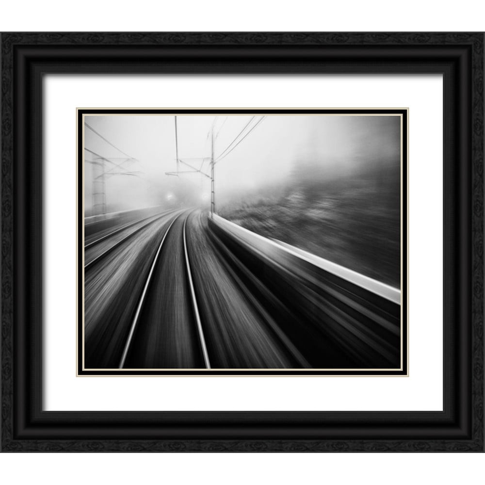 Persson, Mats 32x26 Black Ornate Wood Framed with Double Matting Museum ...