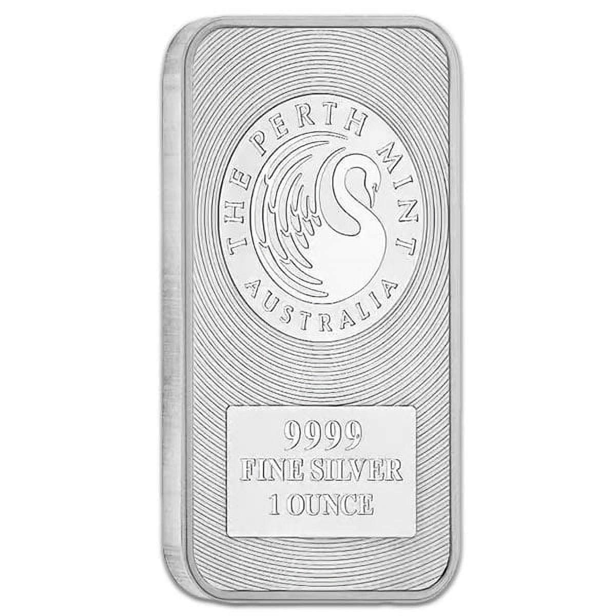 Perth Mint 1 Troy Ounce Bar, .9999 Pure Silver - Walmart.com
