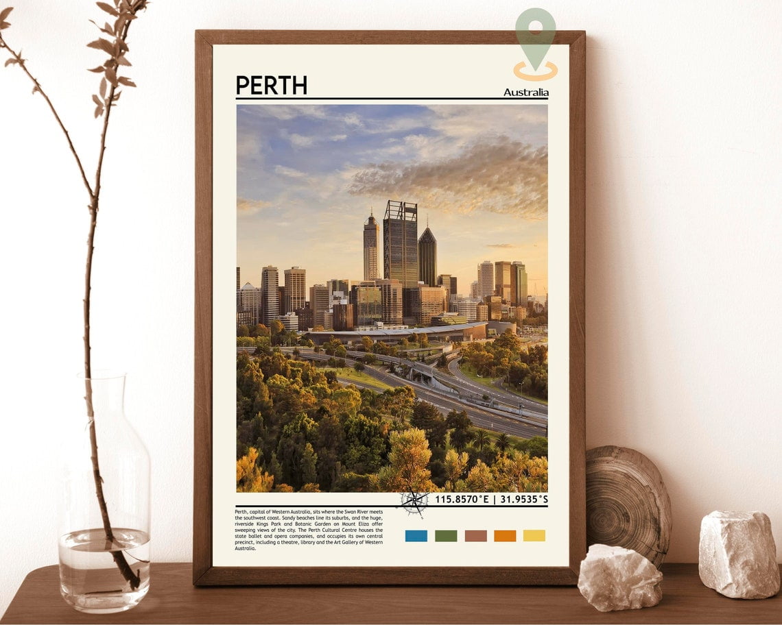 Perth Print, Perth Art, Perth Poster, Perth Photo, Perth Poster Print ...