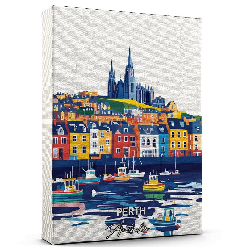 Perth Travel Global Destination Canvas – Australia Canvas – Celebrate ...