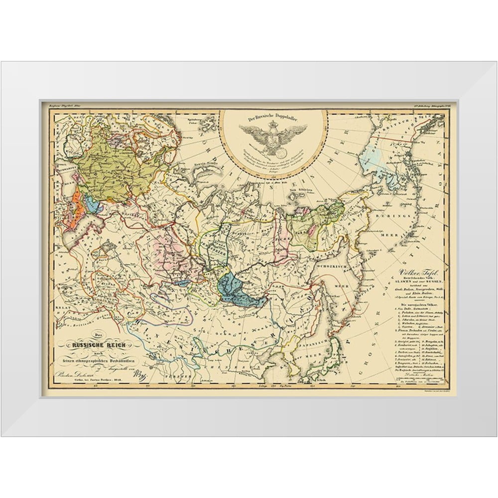 Perthes 14x11 White Modern Wood Framed Museum Art Print Titled ...