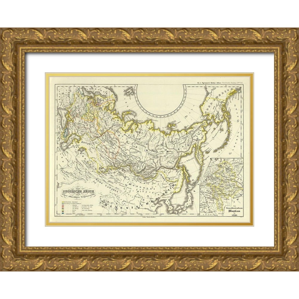 Perthes 24x19 Gold Ornate Wood Framed with Double Matting Museum Art ...