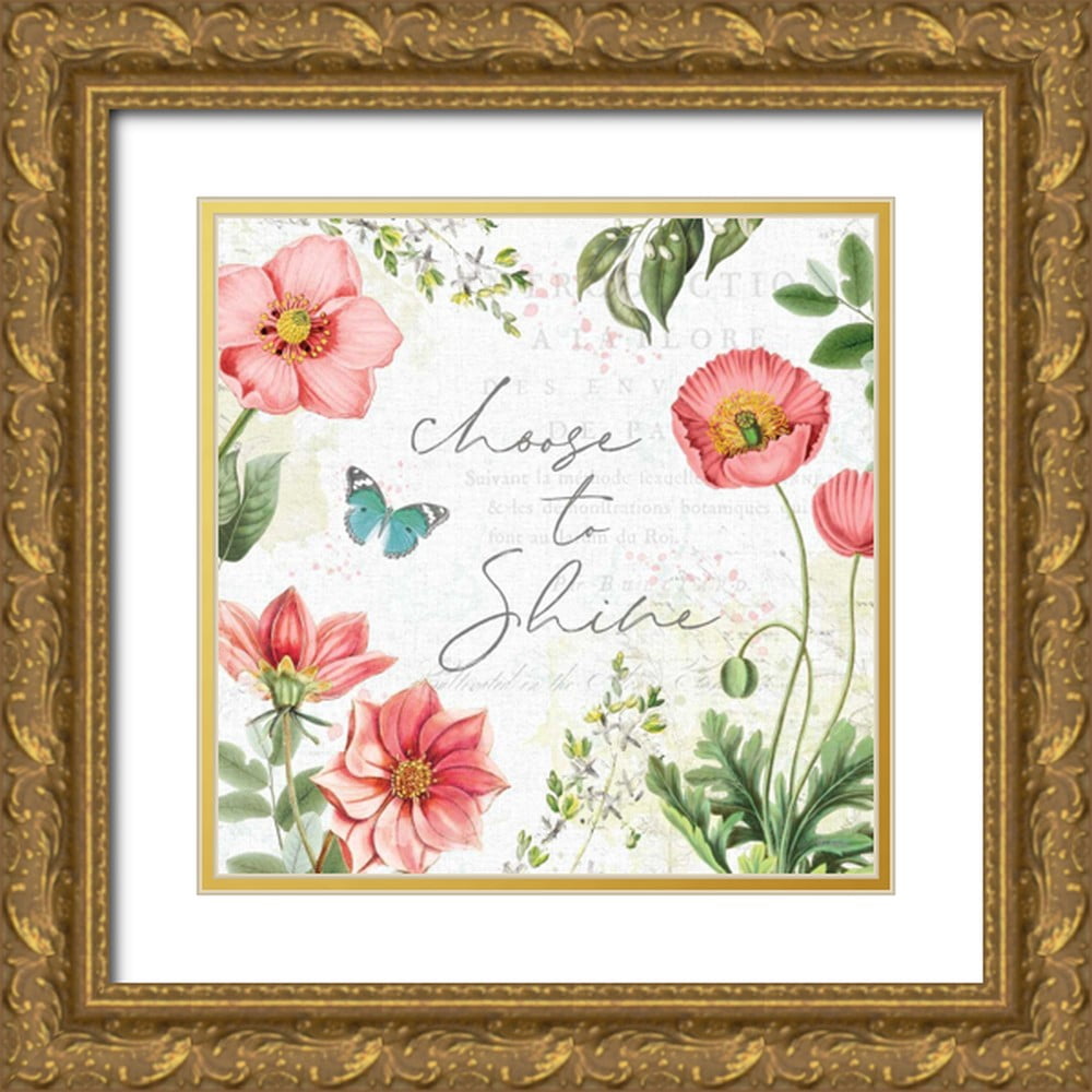 Pertiet, Katie 12x12 Gold Ornate Wood Framed with Double Matting Museum ...