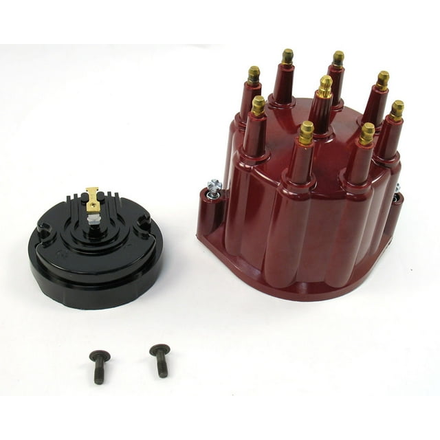 Pertronix Billet V8 Distributors Red HEI Style Cap/Rotor Kit P/N ...