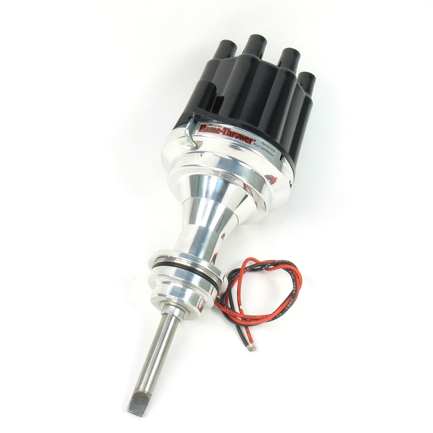 Pertronix D143800 Flame-Thrower Billet Distributor with Ignitor II ...