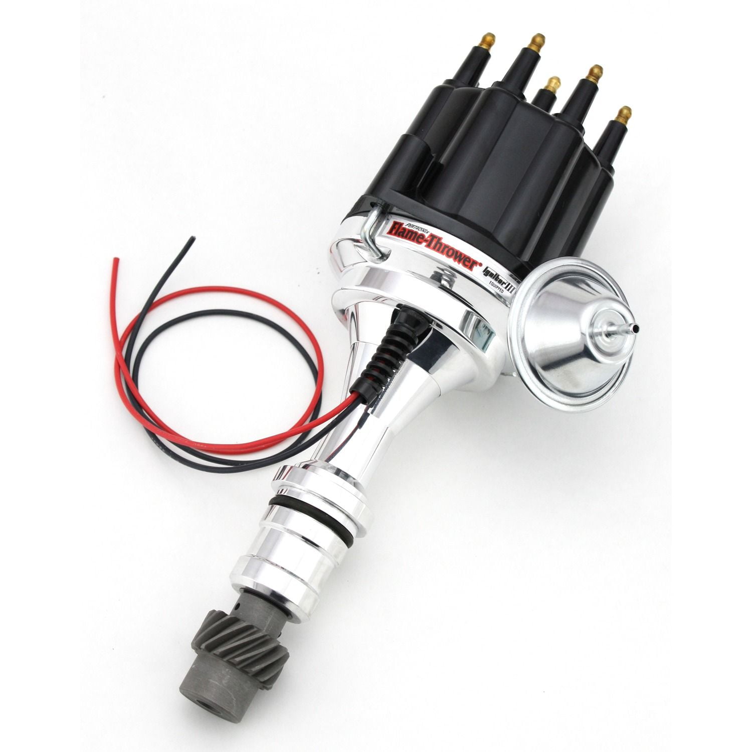 Pertronix Flame-Thrower Billet Electronic Distributor with Ignitor III ...