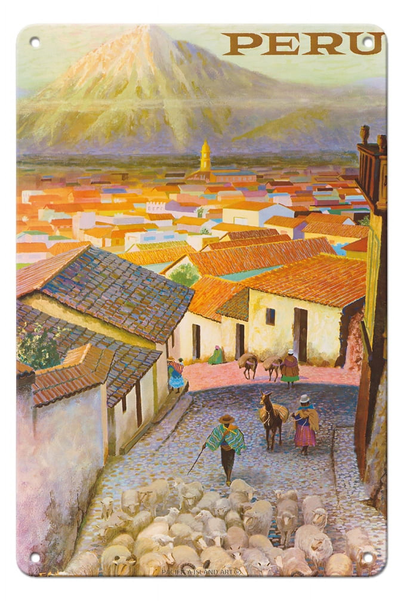 Peru - Arequipa Village South America - El Misti Volcano (Putina ...