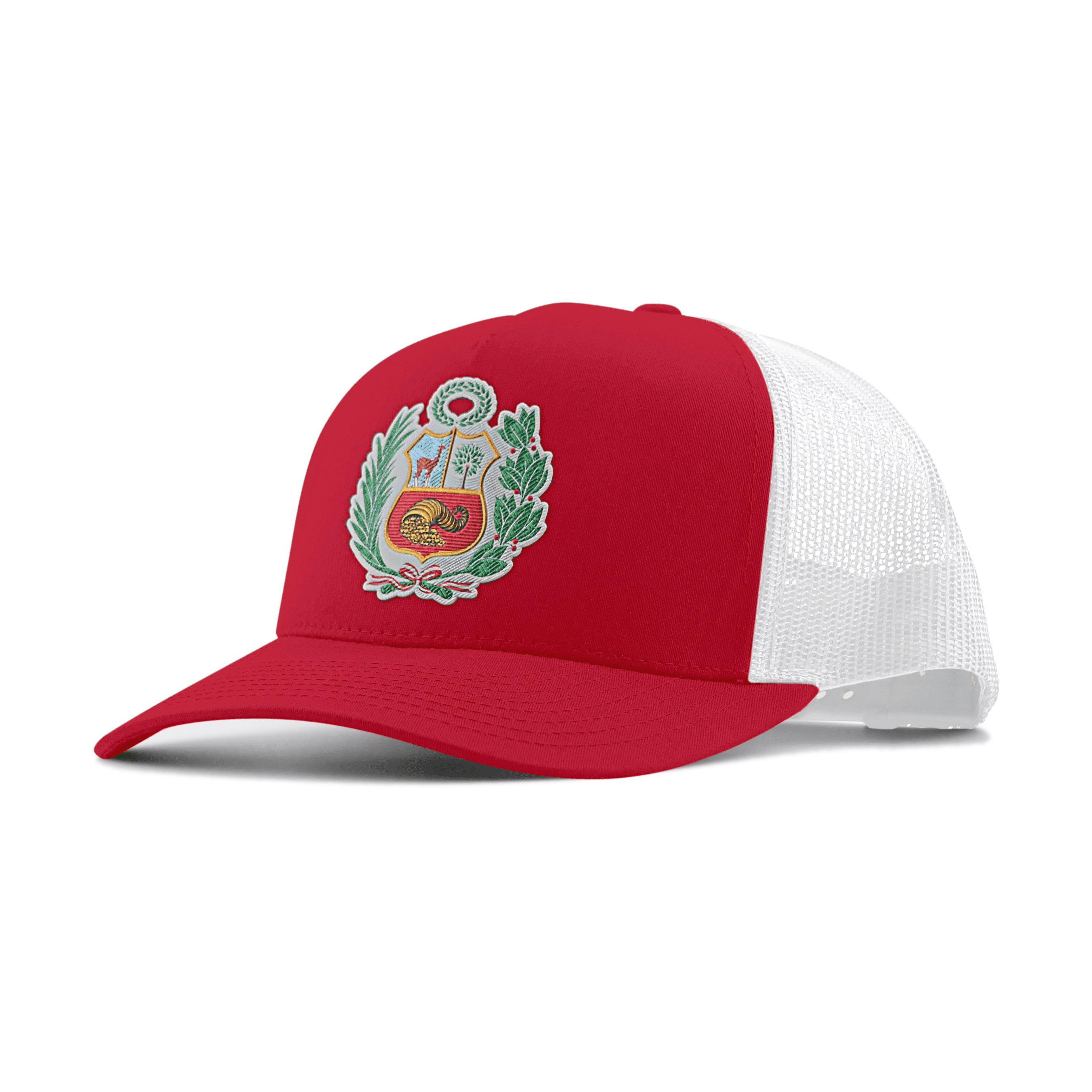 Peru Escudo Hat – Trucker Mesh Snapback Cap – Adjustable — Gorras de ...