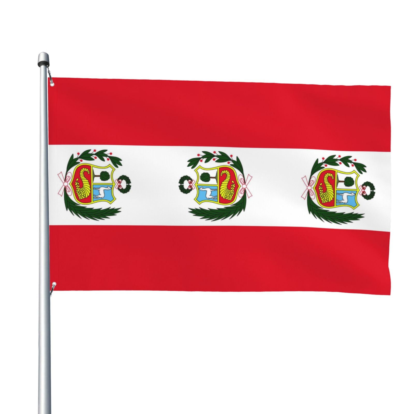 Peru Flag Flag 4x6ft Cool Funny Flag Banner For Dorm Bedroom Wall Decor ...