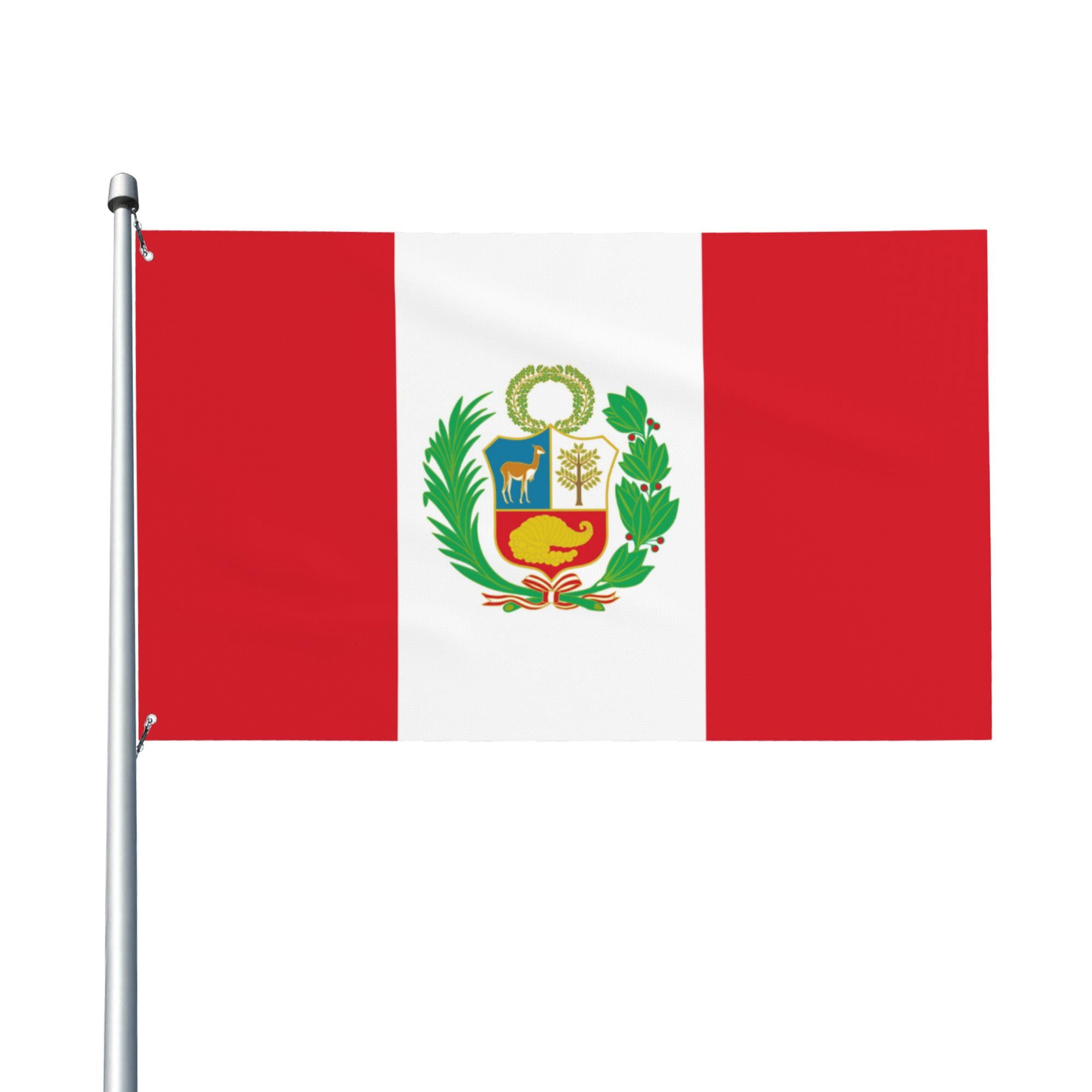 Peru Flag For Indoor Home House Decor Durable Garden Breeze Banner Sign ...