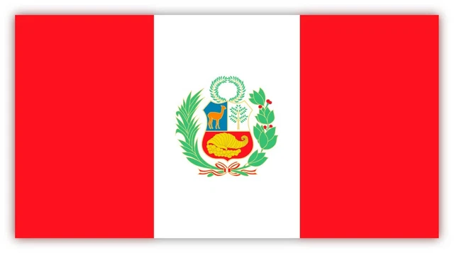 Peru Flag Patriotic Sticker Decal Laptop Wall Phone Decal Water Bottle ...