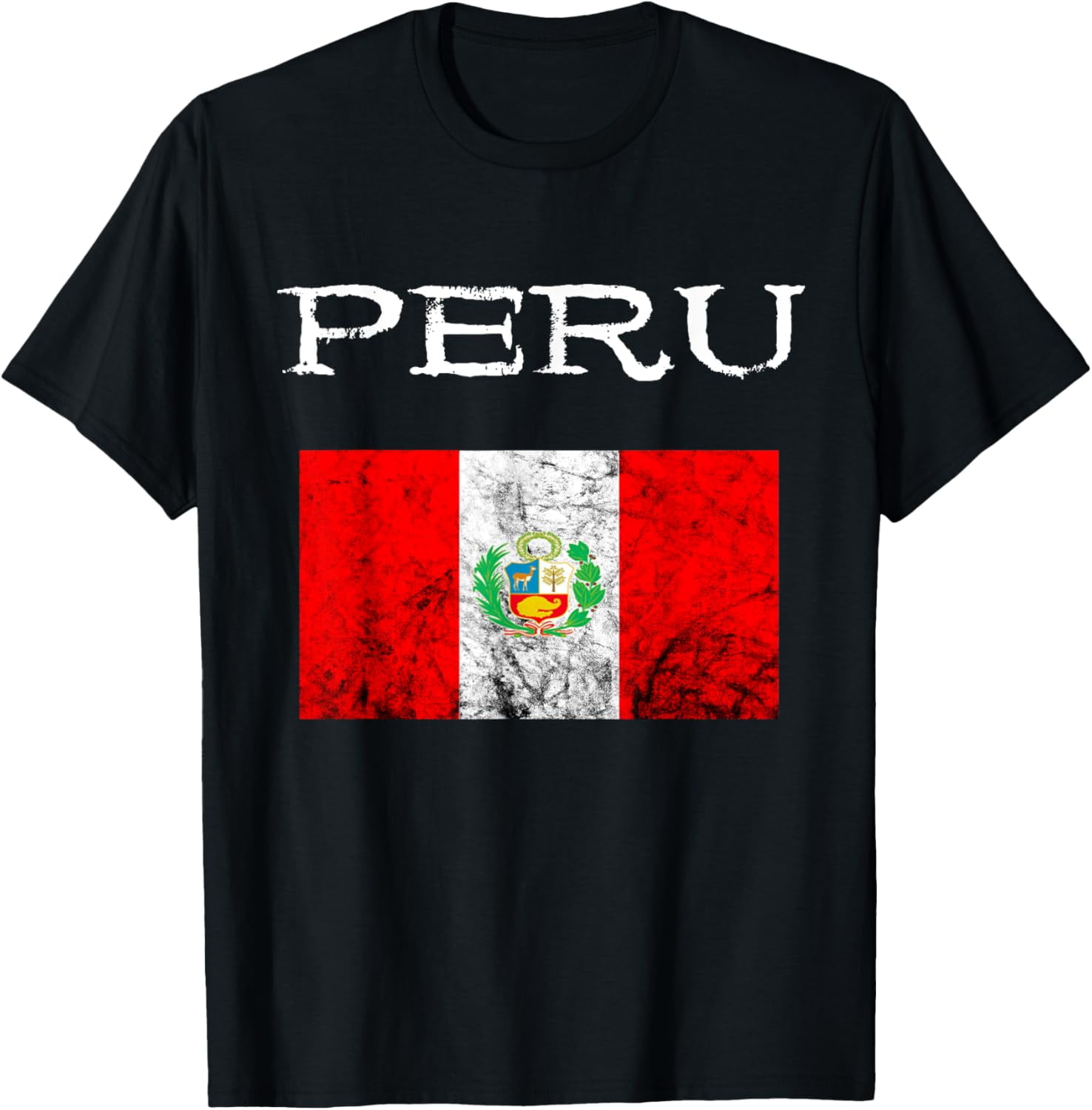 Peru Flag Peruvian Flag Peruana Peruvian Roots South America T-Shirt ...