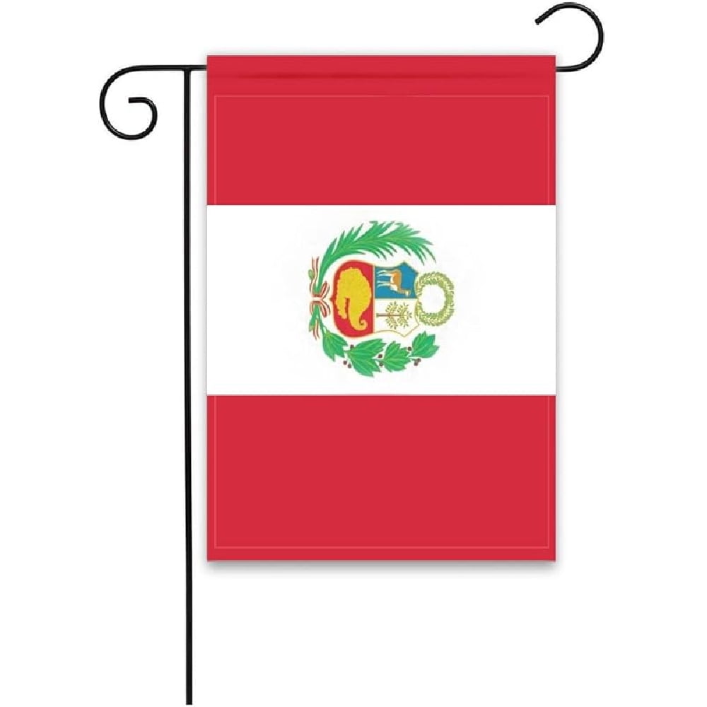 Peru Flag Peruvian Flag, Small Peruvian Garden Flags for Yard Patio ...
