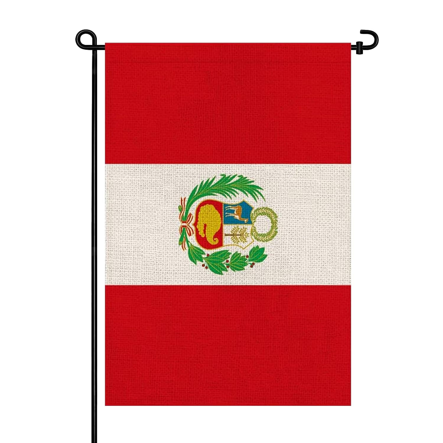 Peru Flag Peruvian Garden Flags Double-Sided Small Yard Flag ...