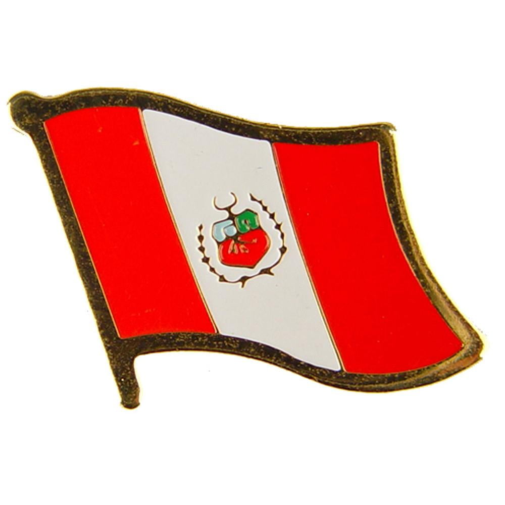 Eagle Emblems P09586 Flag Pin - Peru - 1.625 in. - Walmart.com
