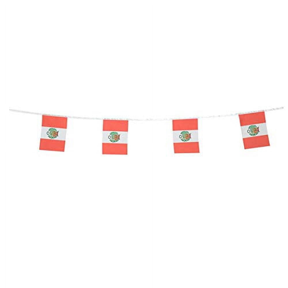 Peru Flags Peruvian Small String Flag Banner Mini National Country ...