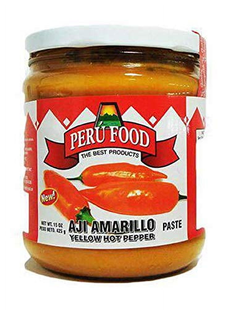 Peru Food Aji Amarillo Pasta SIN PICANTE Sazonador - Hot Yellow Pepper ...