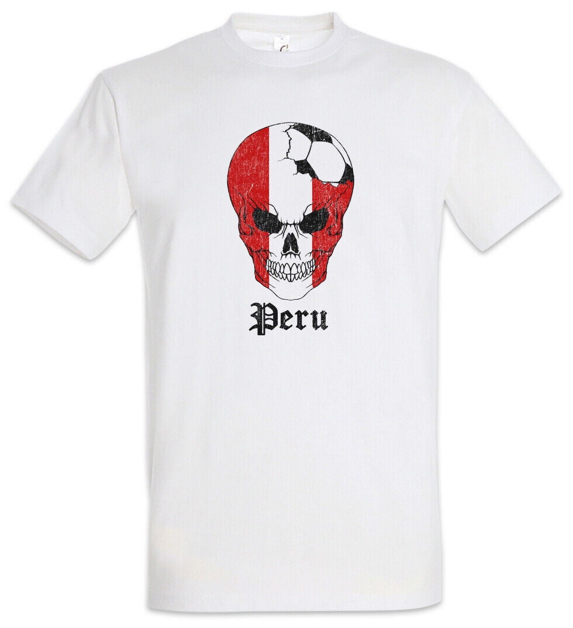 Peru Football Comet T-Shirt peruanische Soccer Flagge Fahne Fußball ...