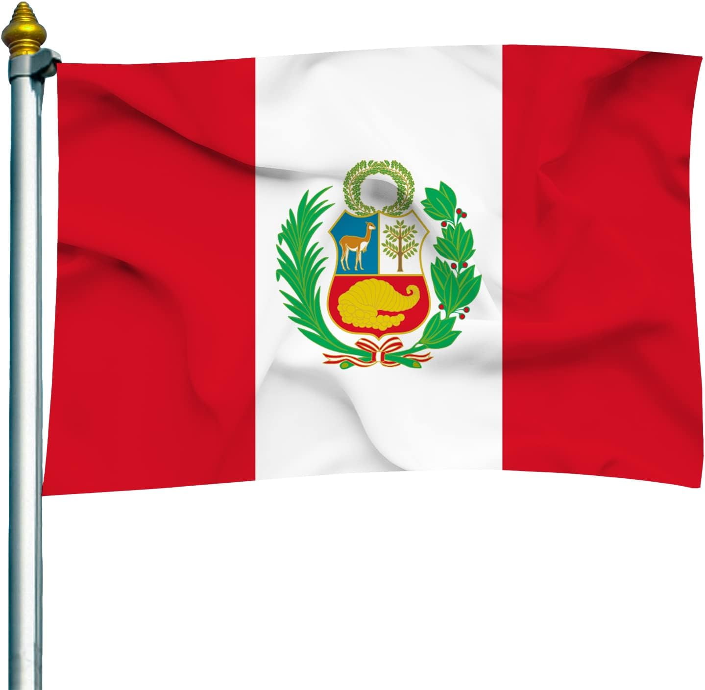 Peru National Flag Polyester Flag, Flag Indoor Outdoor Banner - Walmart.com