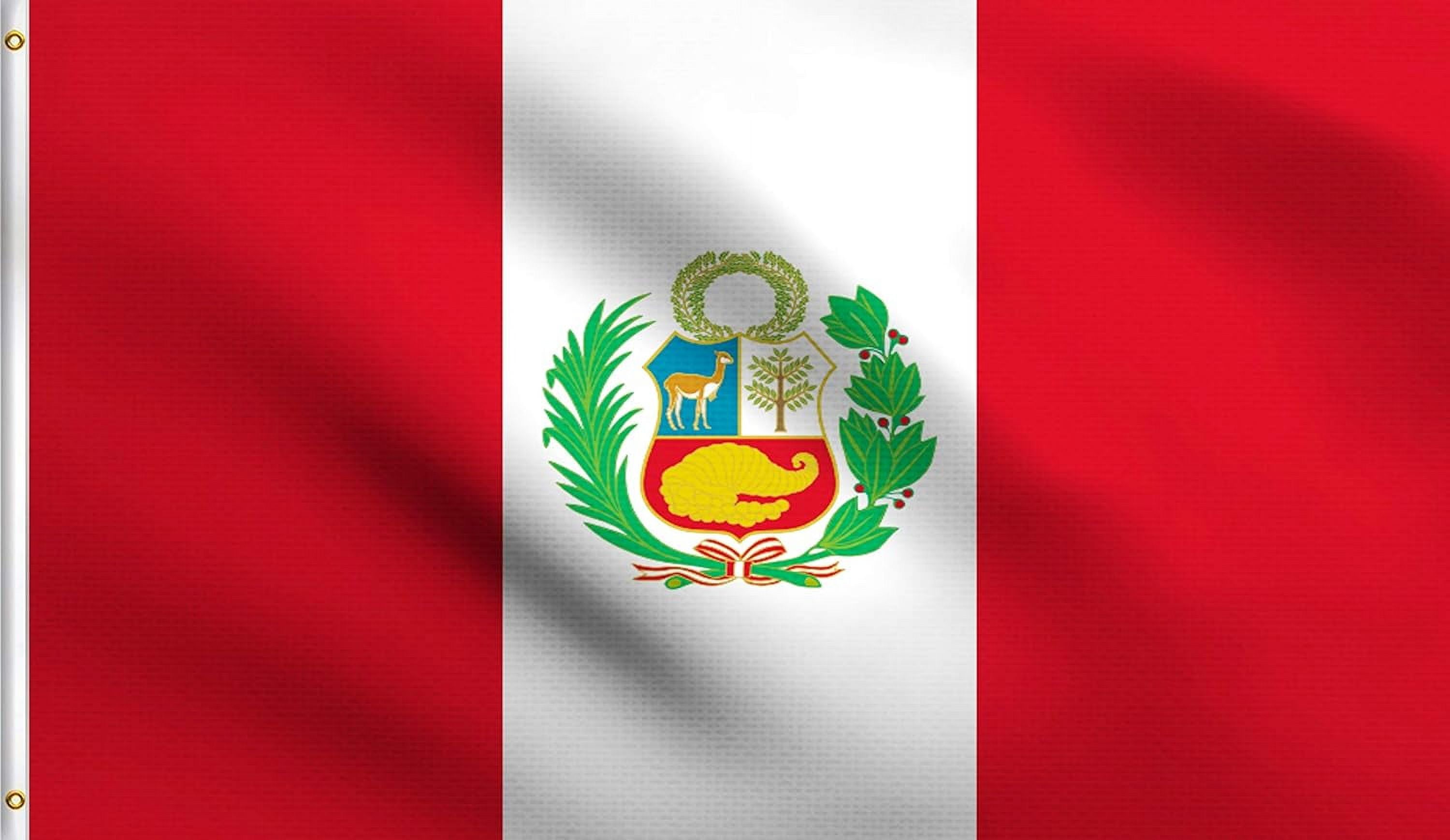 Peru Peruvian National Pabellón Nacional War Flag 100% Polyester Flag ...