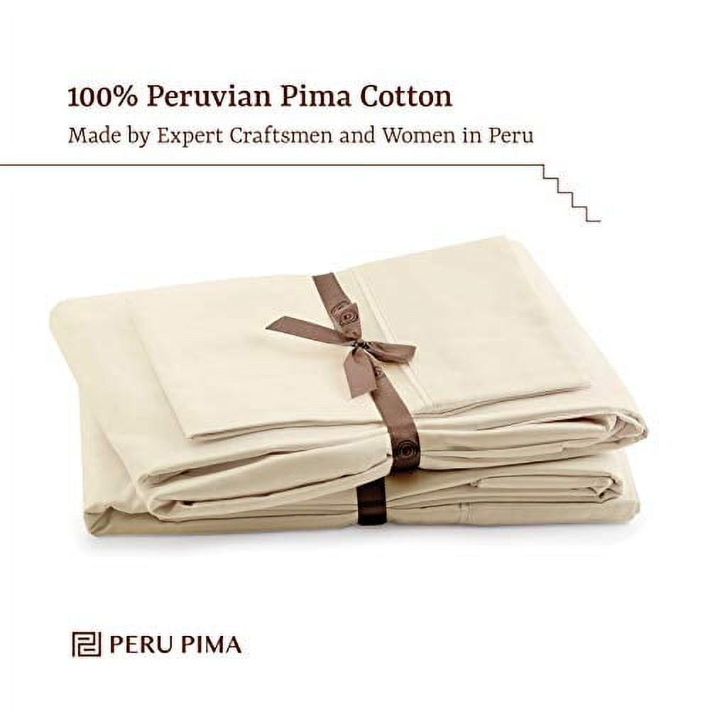 Peru Pima, Standard Size Thermoregulating Pillowcase Set, 600 Thread ...