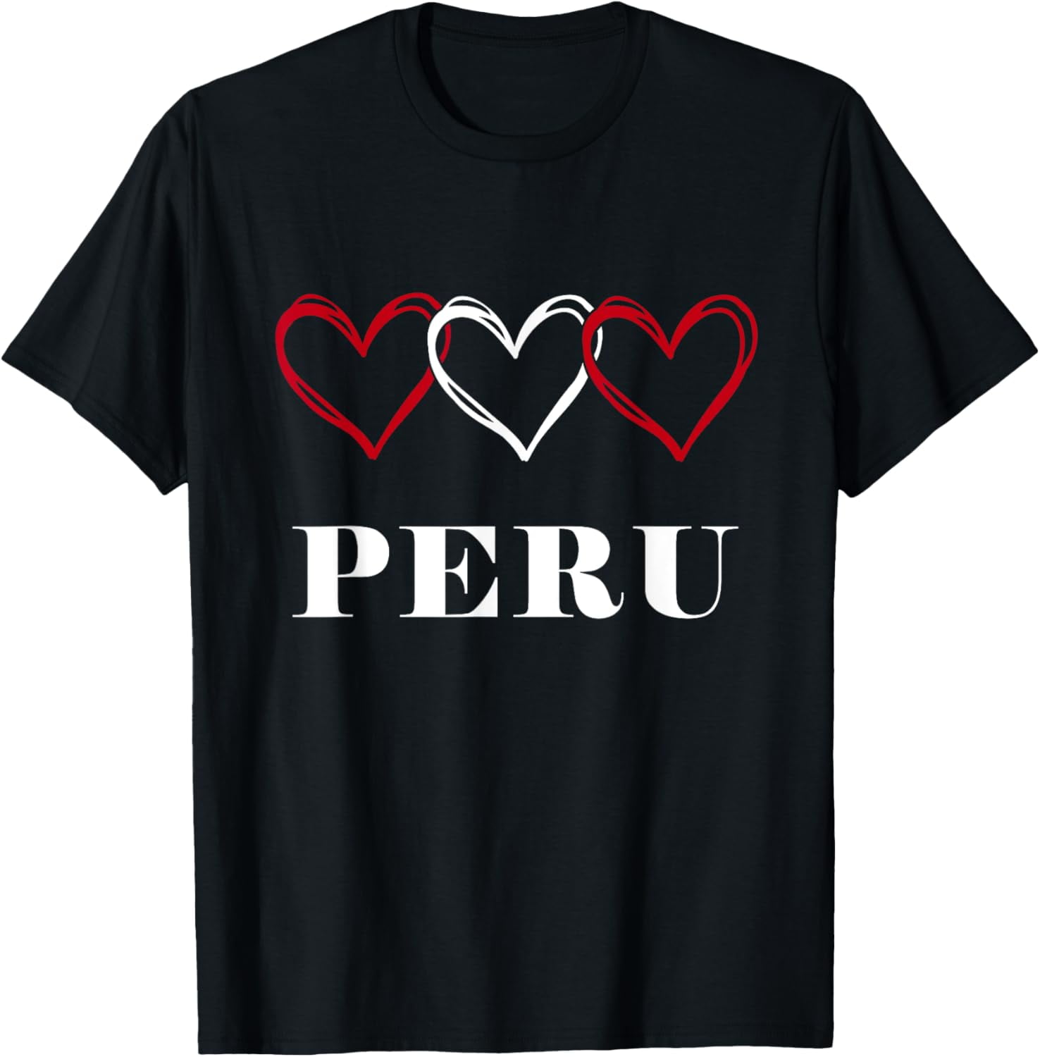 Peru Proud Heart Peruvian Flag Roots Latin Pride Heritage T-Shirt ...