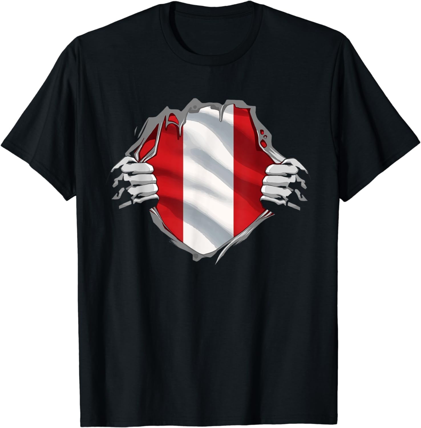 Peru Shirt Super Peruvian Flag Peru Roots Heritage Citizen T-Shirt ...