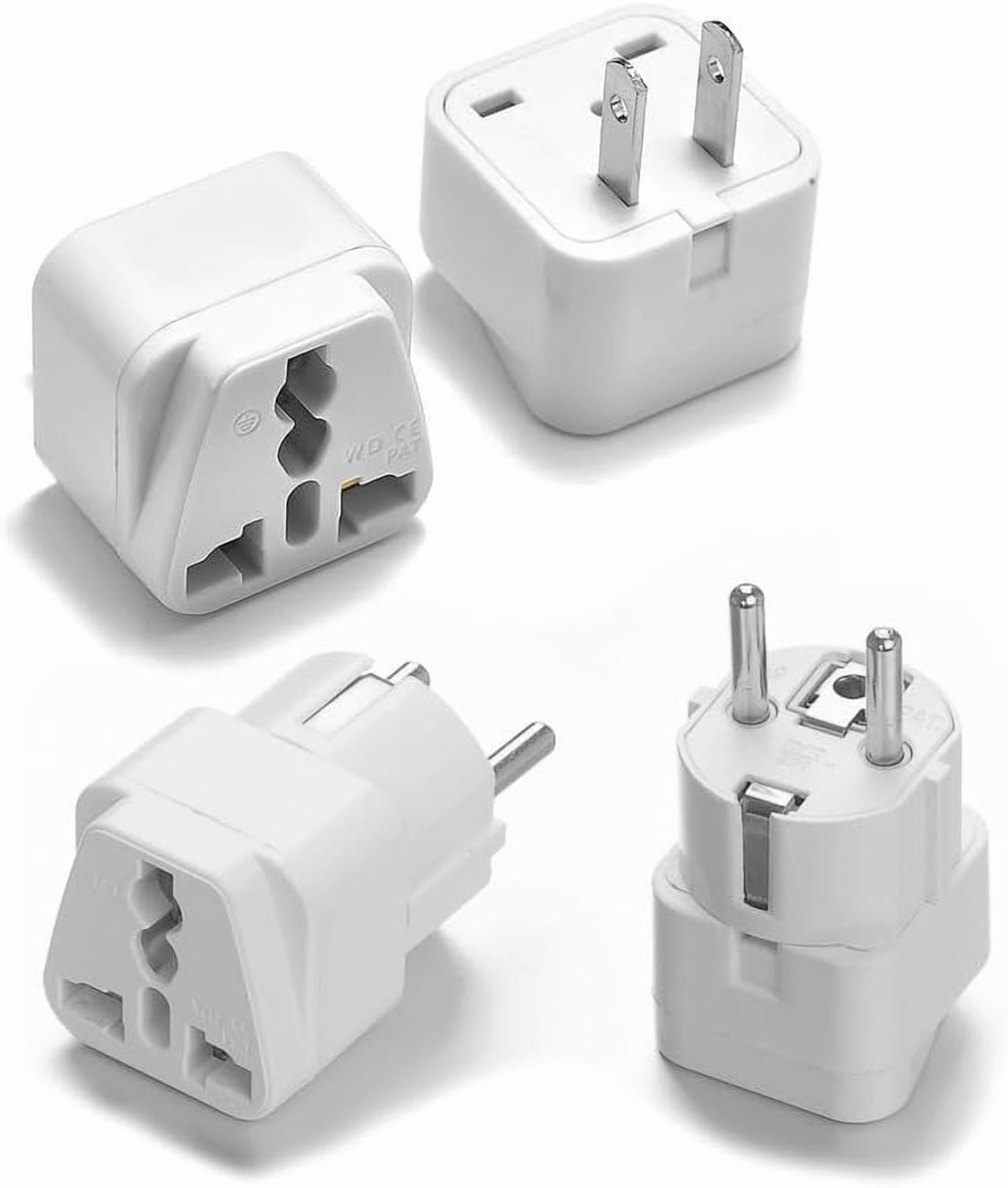 Peru Travel Adapter Plug 2-Pack - USA to South America Power Adapter ...