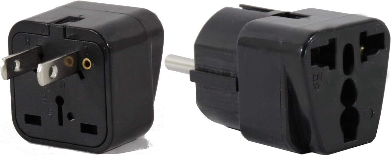 Peru Travel Adapter Plug for USA/Universal to South America Type A & E ...