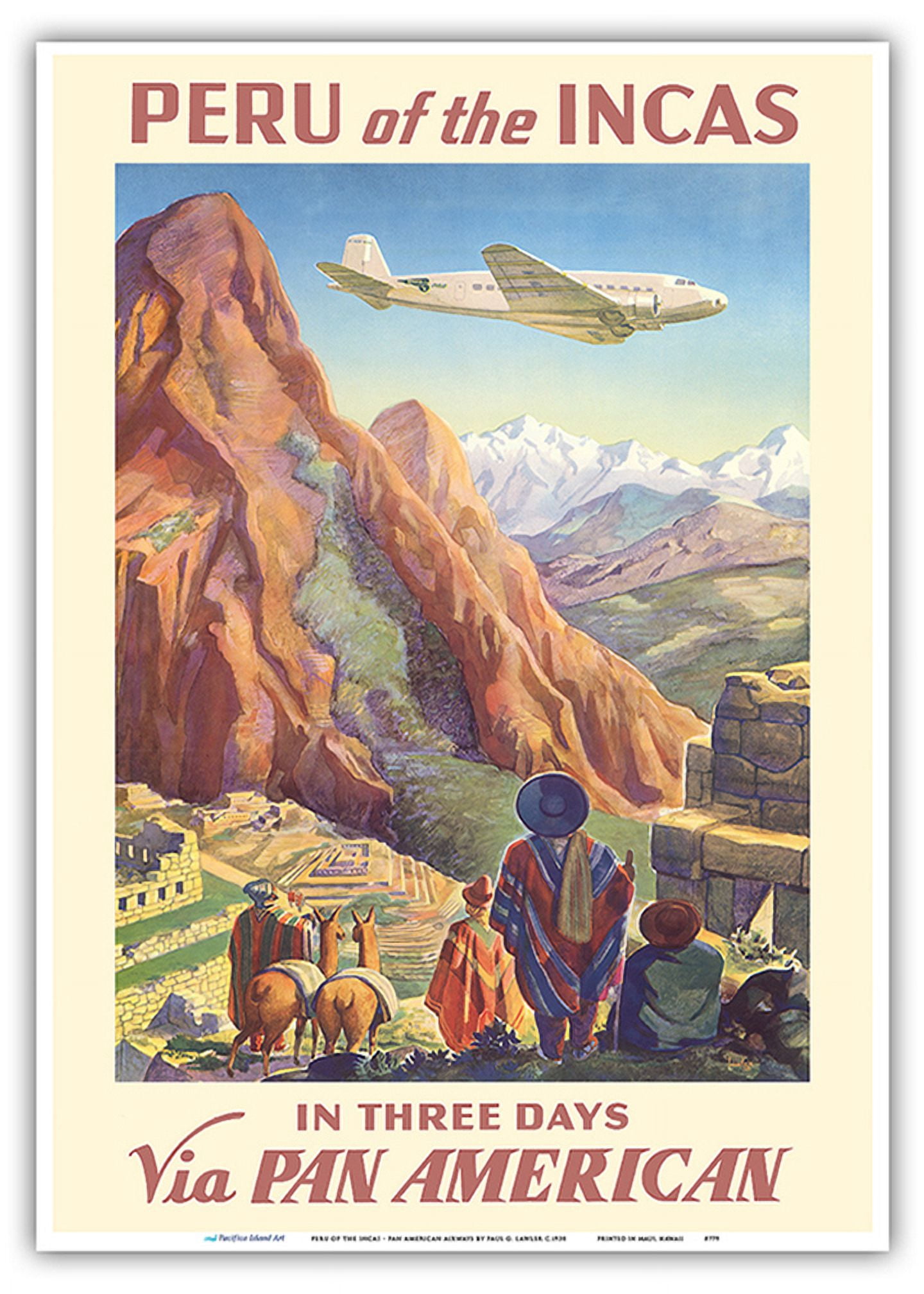 Peru of the Incas - Pan American Airways (PAA) - Vintage Airline Travel ...