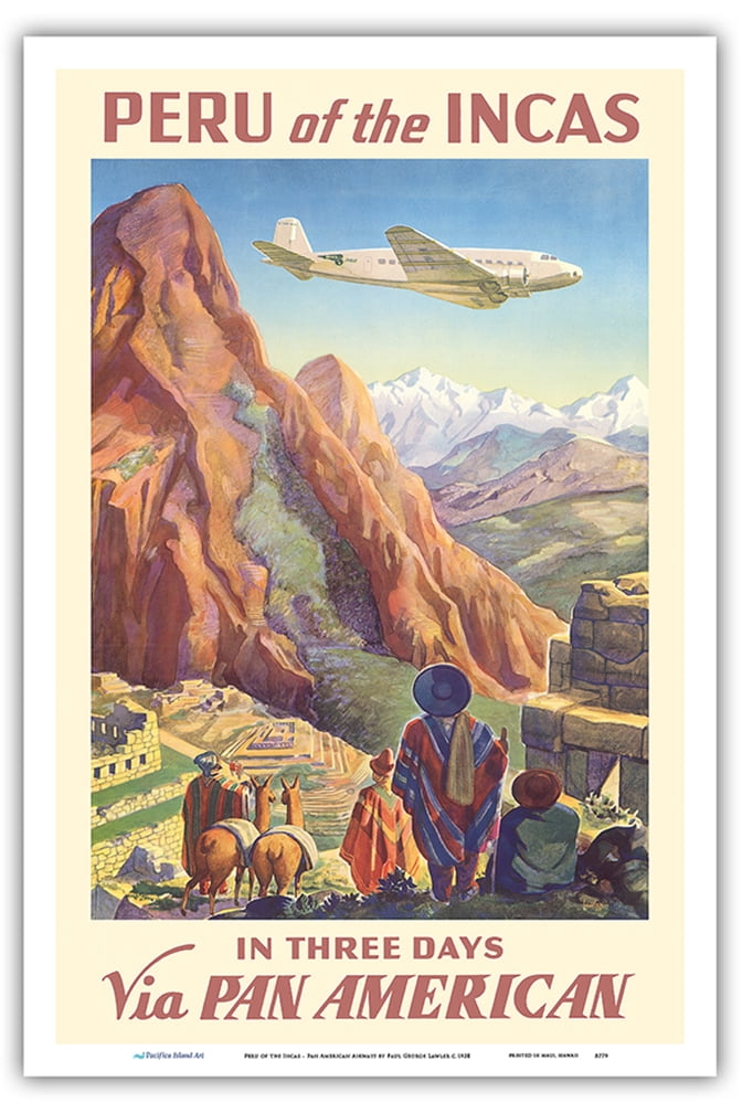Peru of the Incas - Pan American Airways (PAA) - Vintage Airline Travel ...