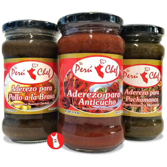 Peruchef Aderezo para Pollo, Pachamanca & Anticucho Combo - Walmart.com