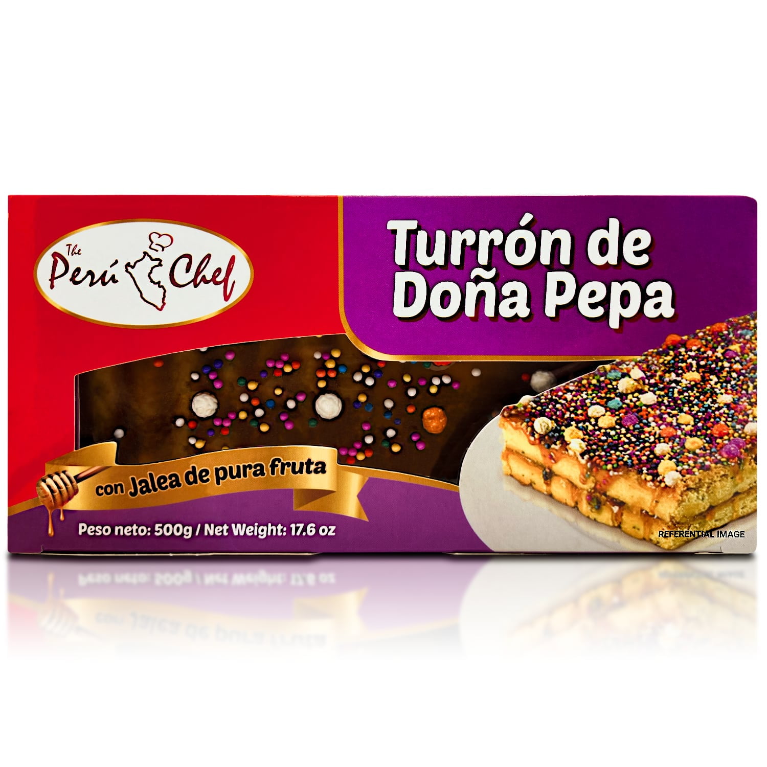 Peruchef Turron de Dona Pepa 500 gr | Peruvian Nogat Dona Pepa 17.6 Oz ...