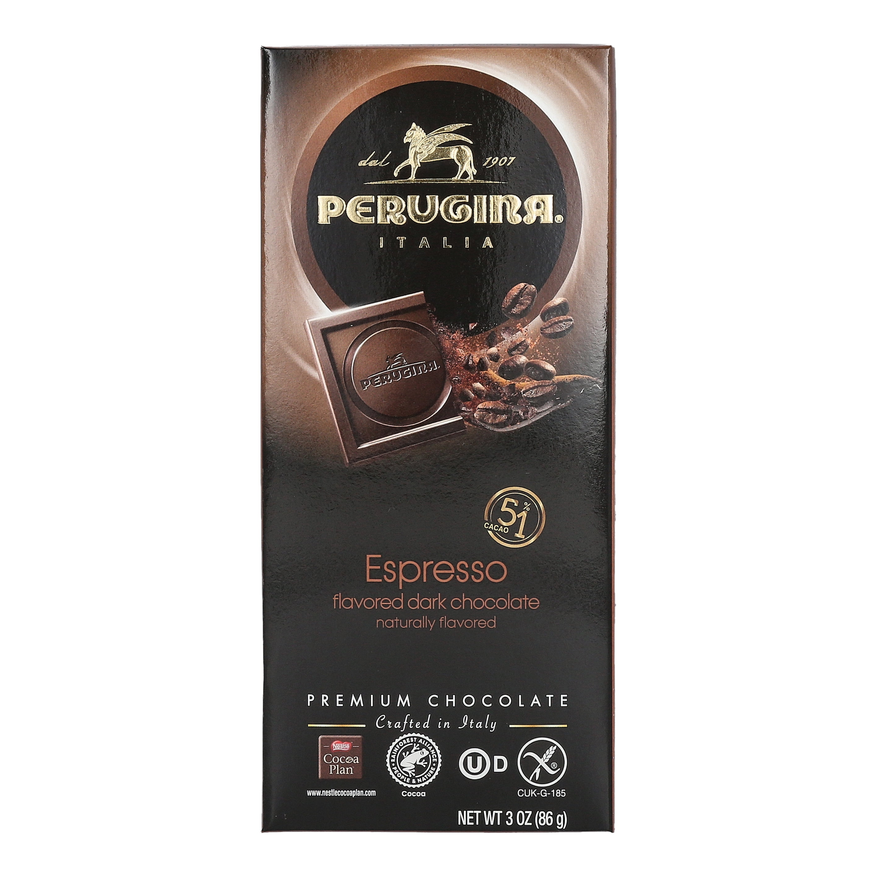 Perugina Dark Chocolate Espresso Bar 3 Ounce 12 - Walmart.com