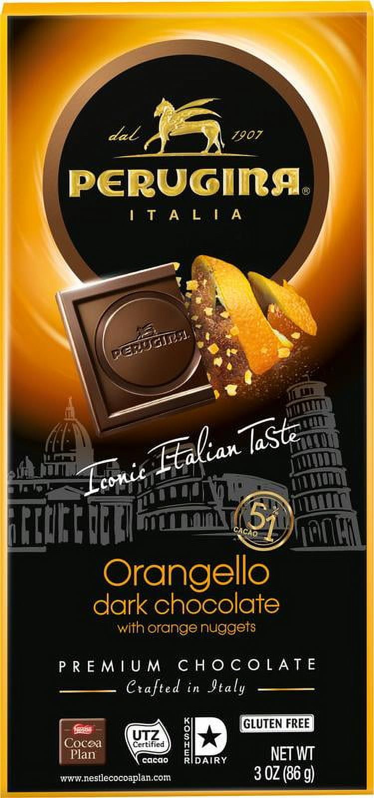 Perugina Dark Chocolate Orangello Bar - A Perfect Combination of Rich ...